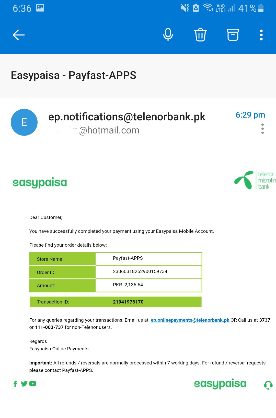 Easypaisa Complaints and Reviews | Submit a Complaint