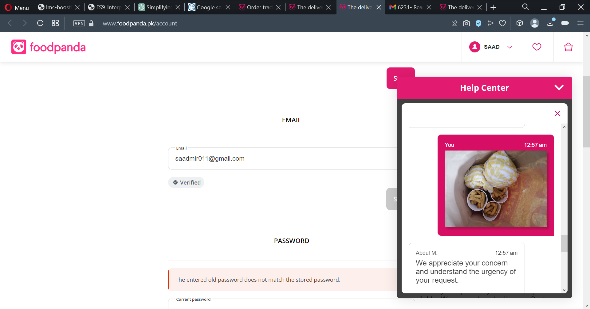 Foodpanda Pakistan Complaints and Reviews | Submit a Complaint